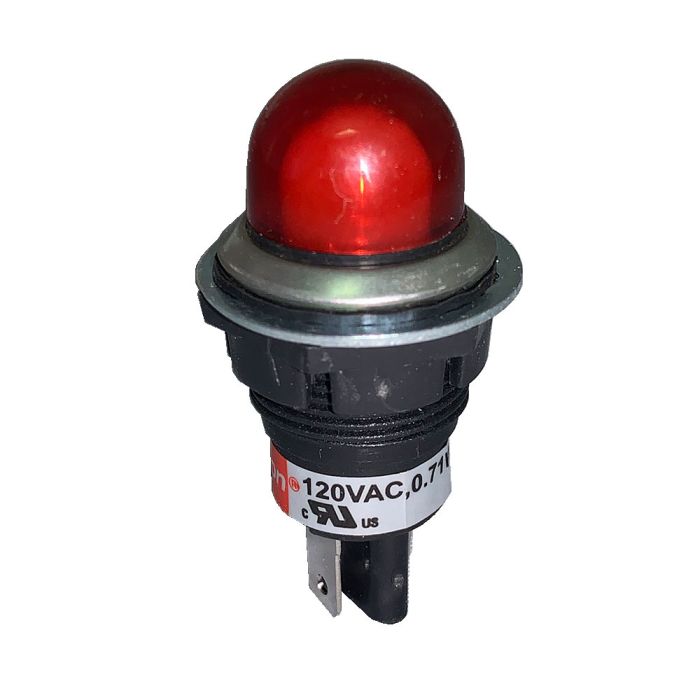 Red Pilot Light for Battery Extractor (BE) Magnet Assemblies