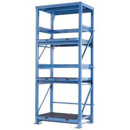 Triple Stack Forklift Battery System Stands