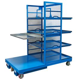 Order Picking Cart, 72 x 42 Pass Through Design