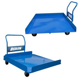 Track-Mounted Custom Platform Truck With Side-Loading Deck